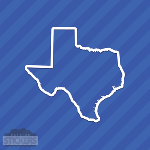 Texas TX State Outline Vinyl Decal Sticker | eBay