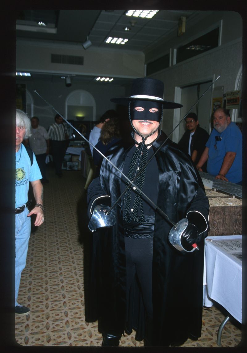 2000 STEVEN CATALANO In Zorro Costume Original 35mm Slide Transparency ...