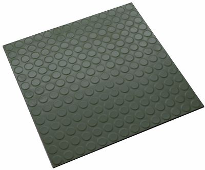 Reseda Green Indoor highest quality round stud rubber tiles 500 x 500mm ...