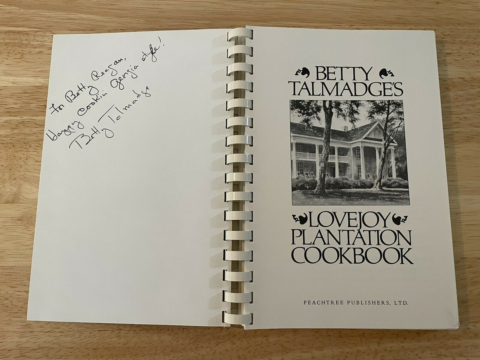 Betty Talmadge's Lovejoy Plantation Cookbook by Betty Talmadge (1983 ...