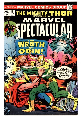 Marvel Spectacular #18 VF+ 8.5 1975 Jack Kirby Cover | eBay