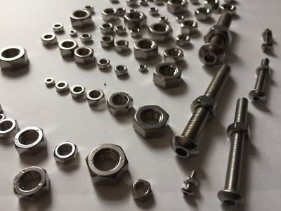 TUZ A2 Stainless Steel Screw Nuts M3 M4 M5 M6 M8 M10 | eBay UK