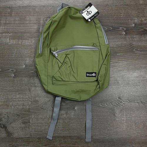 NWT BWAP Bookbag 16” Backpack Olive Green Pockets Zip | eBay
