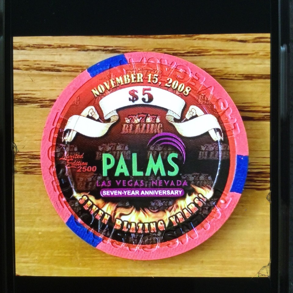 Playboy 7 Year Anniversary $5 Palms Casino Chip Las Vegas Nevada RARE Obsolete | eBay