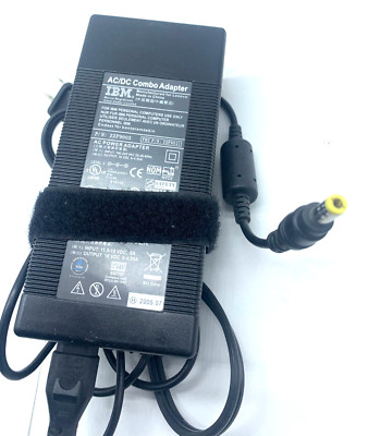 Genuine IBM AC/DC Combo Adapter 16V 4.55A 72W 22P9003 22P9021 OEM w/AC ...