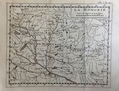 Hungary, The Hungary, Original French Map From The 18th Century | eBay