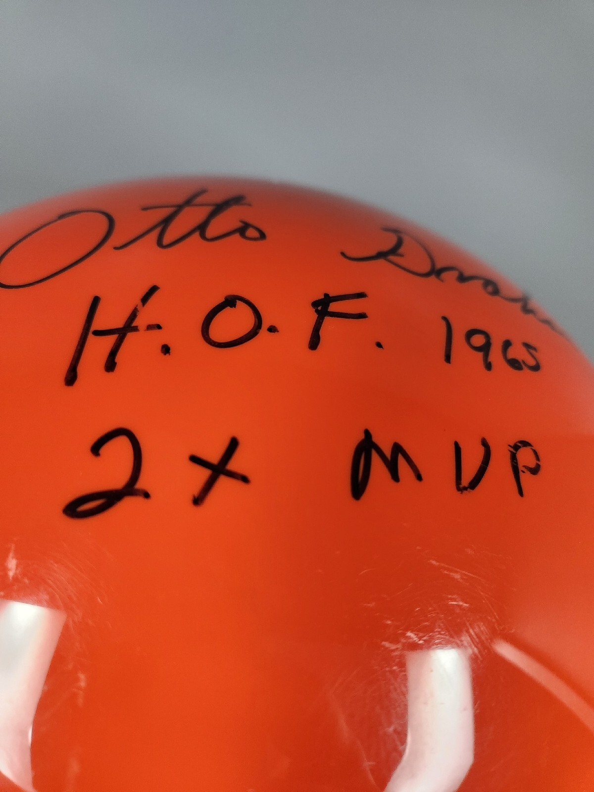 Otto Graham Cleveland Browns Autographed Full size Pro Line Authentic ...