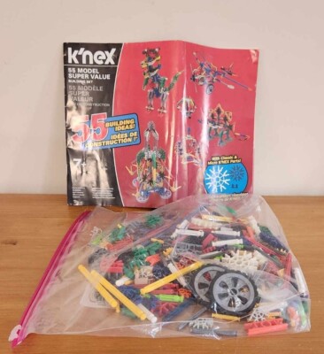 COMPLETE K'nex 55 Model Super Value Building Set # 16482 W/Instruction ...