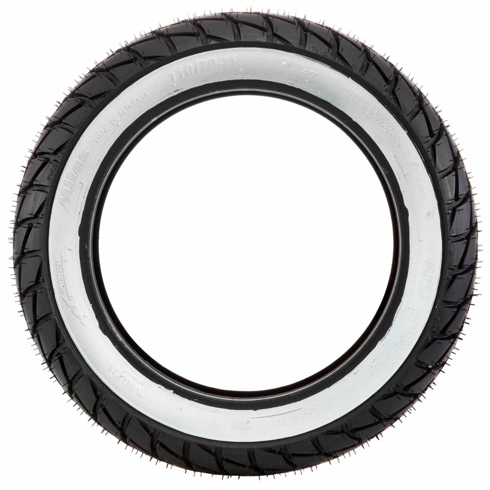 Sava Goma 120 / 70-12 58P TL M + Whitewall Piaggio 180 para Vespa Rally ...