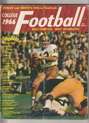 1966 Street & Smith's College Football Yearbook Magazine---Bob Griese ...