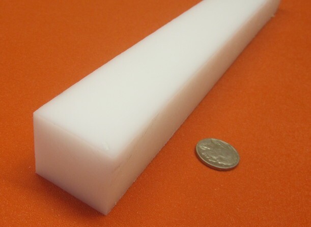 Acetal Delrin Square Bar 1.25" (1 1/4") Thick x 1.25" Wide x 36" Long ...