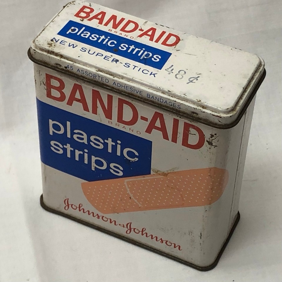 Vintage Band Aid Johnson & Johnson Tin ONLY | eBay