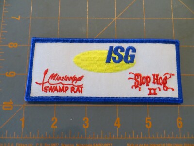 Vintage Mint Fishing Patch - ISG #2 - 5 x 2 inch | eBay