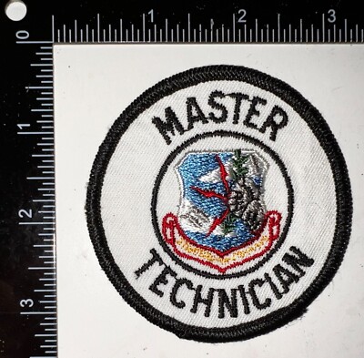Cold War USAF US Air Force SAC Master Technician Patch | eBay