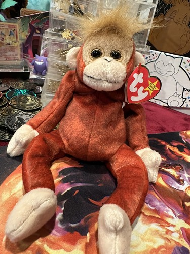Ty Beanie Baby Schweetheart Sweetheart Monkey Ape Chimp 1999 Retired ...
