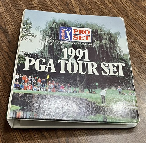 1991 Pro Set PGA Golf Tour Cards In Binder- Approx 278 Cards (Daly ...