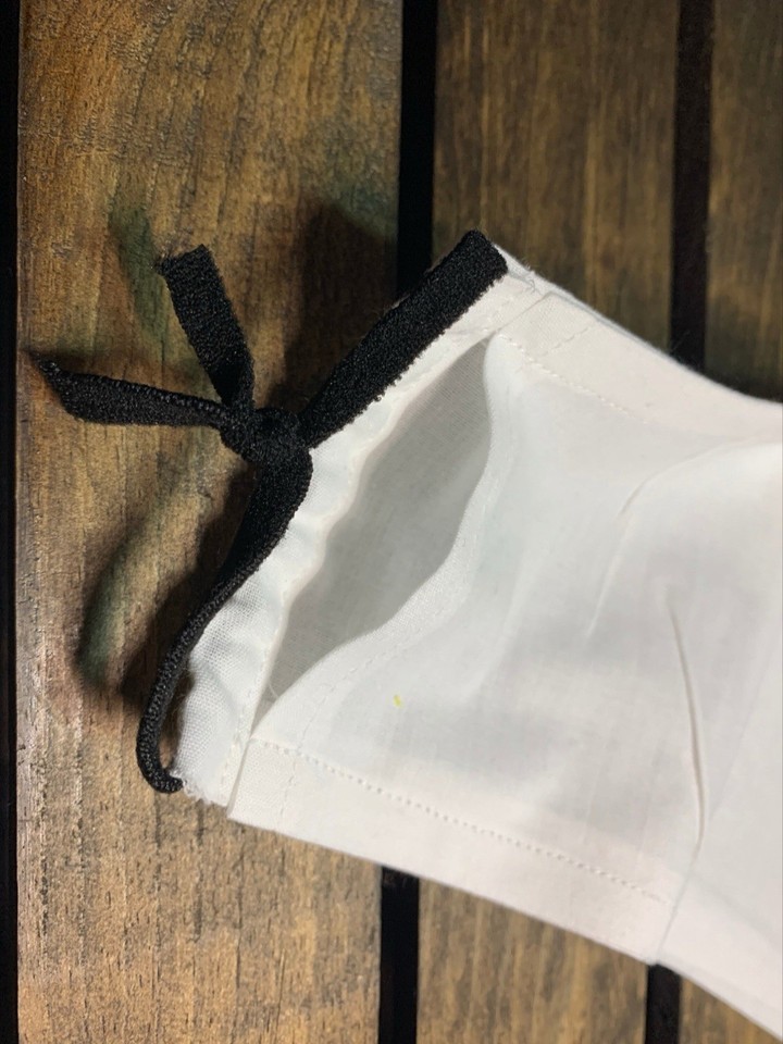 Humorous funny face masks "Nope" soft cotton elastic ear loops handmade ...