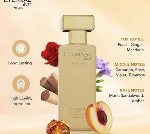 Eternal Love for Women - Long Lasting Eau de Parfum Spray 1.7 oz new in ...