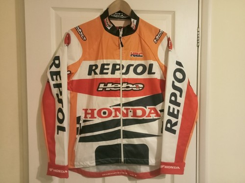 Brand New Hebo Trials Repsol Honda Windproof Riding Jacket Chest 42 ...