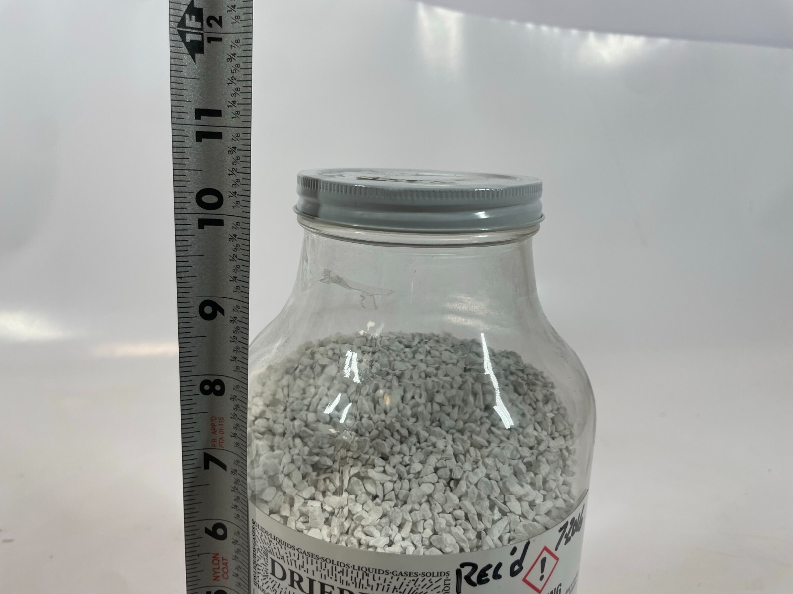 Drierite Anhydrous Desiccant Model 13005 Size 8 Mesh Calcium Sulfate ...