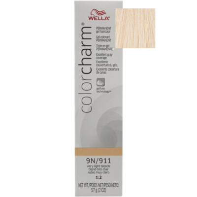 Wella Color Charm Gel Tube 2oz - 911/9N Very Light Blonde | eBay