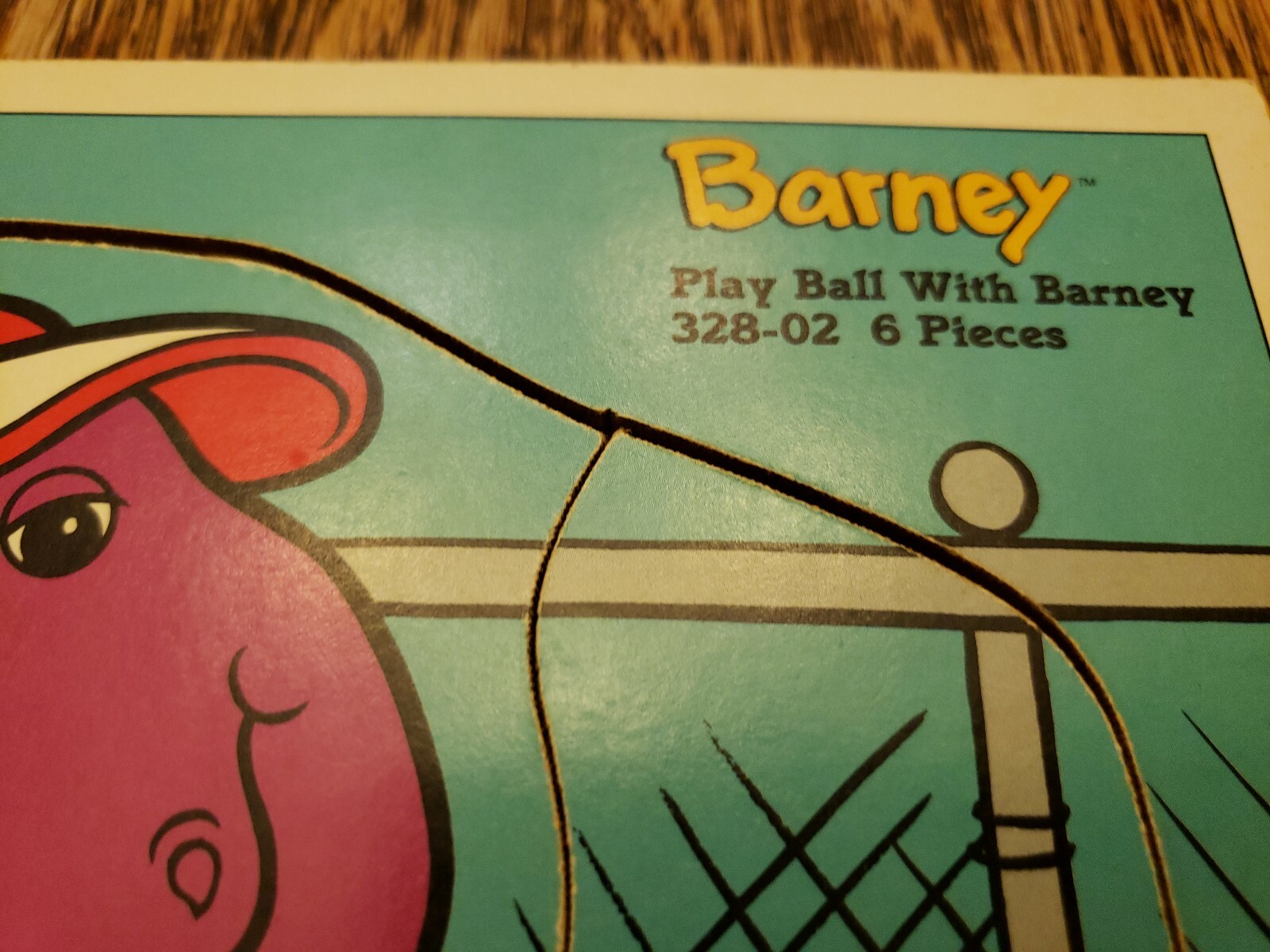 Playskool Barney Play Ball with Barney 328 - 02 Puzzle | eBay