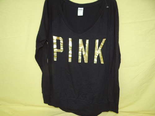 PINK Brand Small blouse Woman's Black and Gold (A1) | eBay