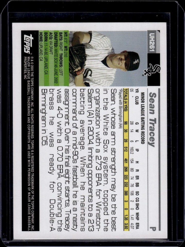 2005 Topps Updates & Highlights #UH261 Sean Tracey | eBay