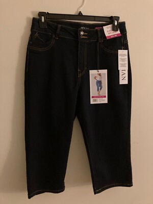 Faith jeans women Hi rise Capri butt lifter 14 W | eBay