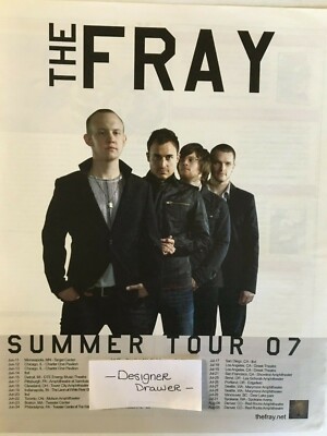 The Fray 2007 North America Concert Tour Promotional Print Ad | eBay
