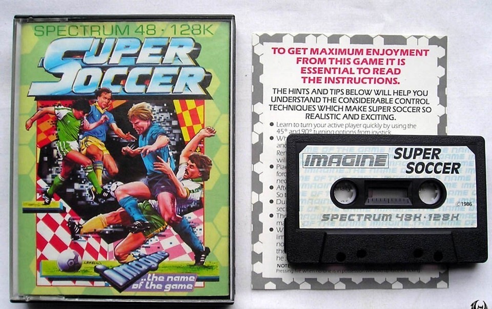 Sinclair ZX Spectrum 48K Game - SUPER SOCCER - Imagine - Tested ...