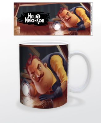 HELLO NEIGHBOR SPOTTED 11 OZ COFFEE MUG TEA CUP GAMING GAMER XBOX ONE ...