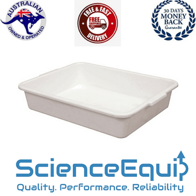 Laboratory Tray LARGE Autoclavable 450 X 350 X 75mm Polypropylene HEAVY ...