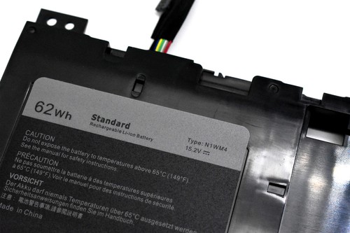 New N1WM4 62Wh Battery for Dell Alienware 13 R1 R2 13.3" ALW13ED-1508 ...