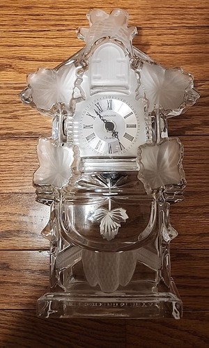 Shannon Crystal Legends 24% lead Pendulum Clock By Godinger 10" Lovely K534 | eBay