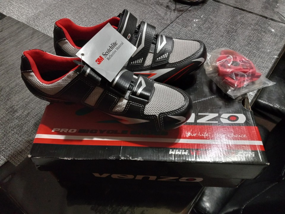 Venzo Pro Cycling Shoes Size 7.5 | eBay