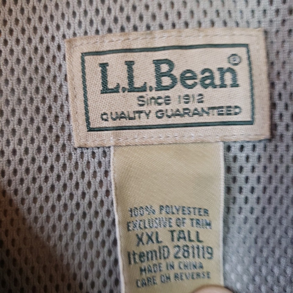 L.L. BEAN RIDGE RUNNER NO FLY ZONE CAMO BUTTON DOWN HUNTING SHIRT Men's ...