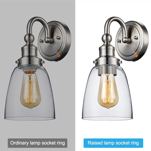 Light Socket Shade Ring, 4pcs E26 E27 Medium Base Metal Sockets 40mm Nickel | eBay