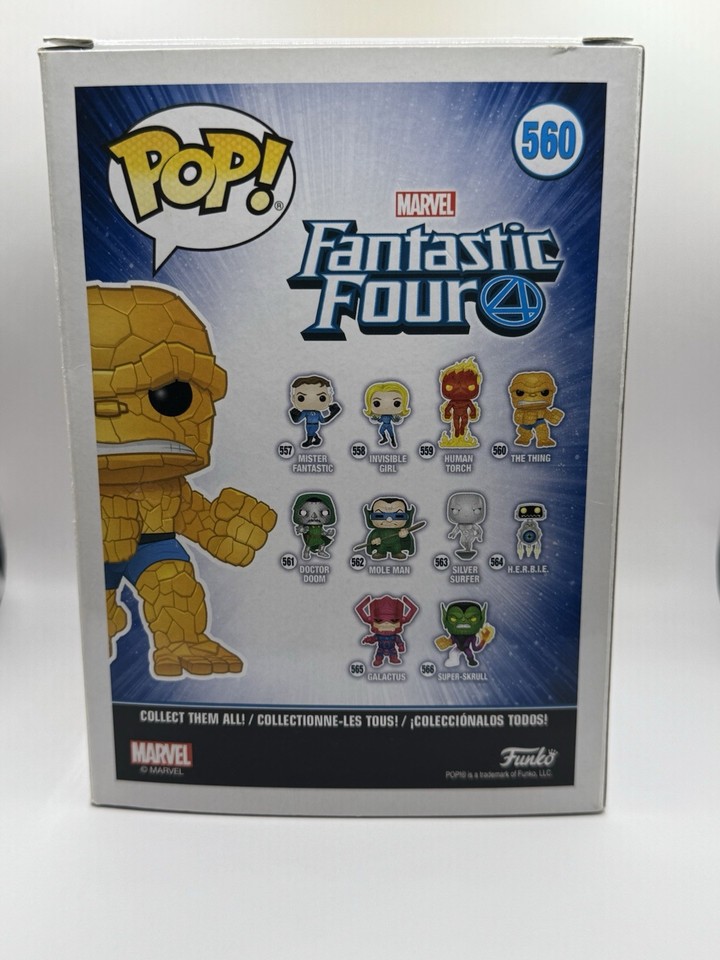 Michael Chiklis (Fantastic Four) Signed The Thing Funko Pop W/ Beckett ...