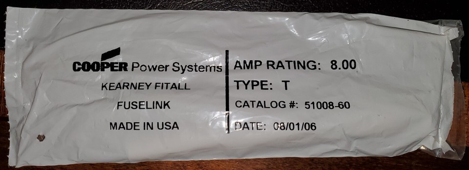 Eaton Cooper / Kearney fuse links all types rated 0.2 - 200A | eBay