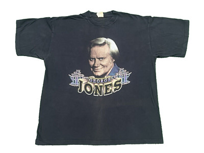 Vintage 90s George Jones Tee XL Country Music Graphic Rocking Chair ...