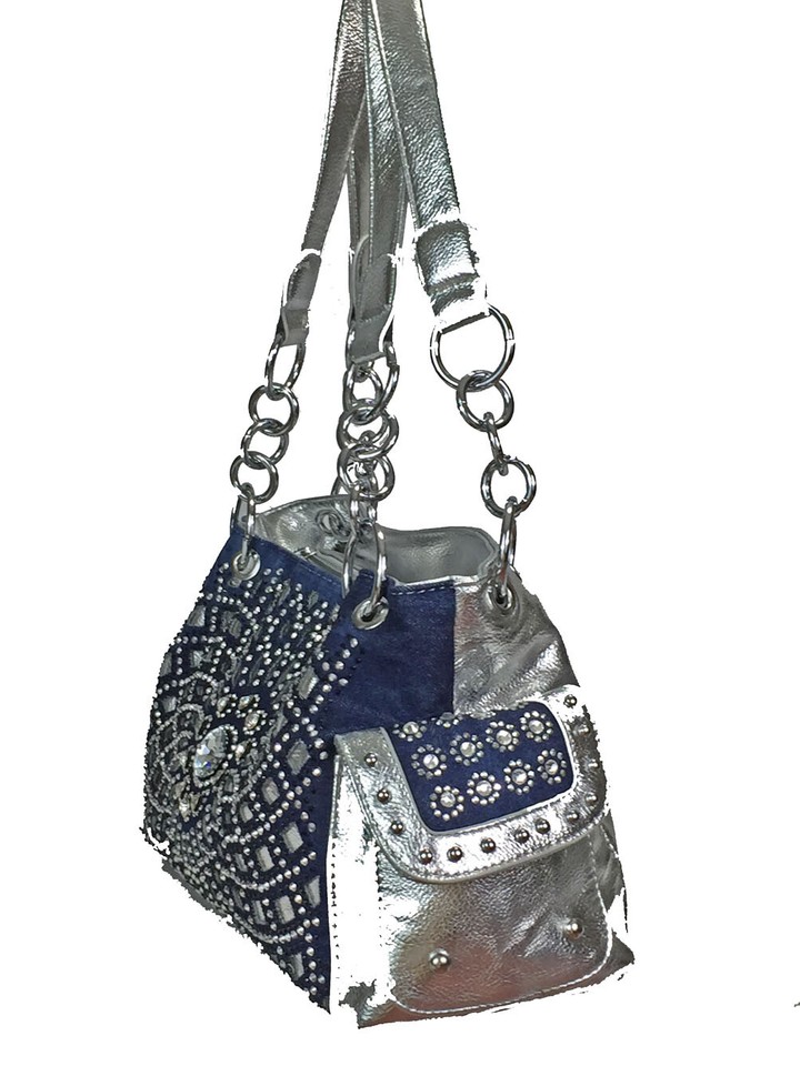 Zzfab Starburst Gem Concealed & Carry Purse Rhinestone Western Handbags ...