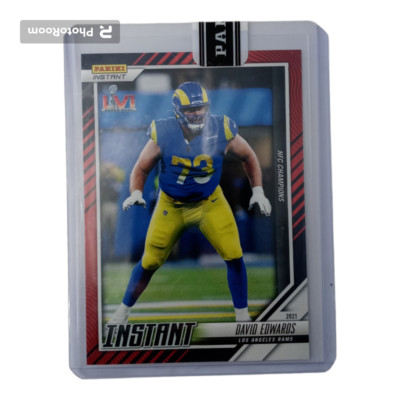 David Edwards Los Angeles Rams Exclusive Parallel Panini Instant 2021 ...