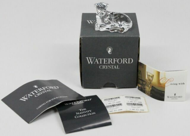 Waterford Crystal 1995 Nativity Sheep Sitting Stickers Never for sale ...