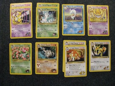 Lot of 11 Gym Challenge Pokemon Card Lot /132 1999-2000 Wizards | eBay