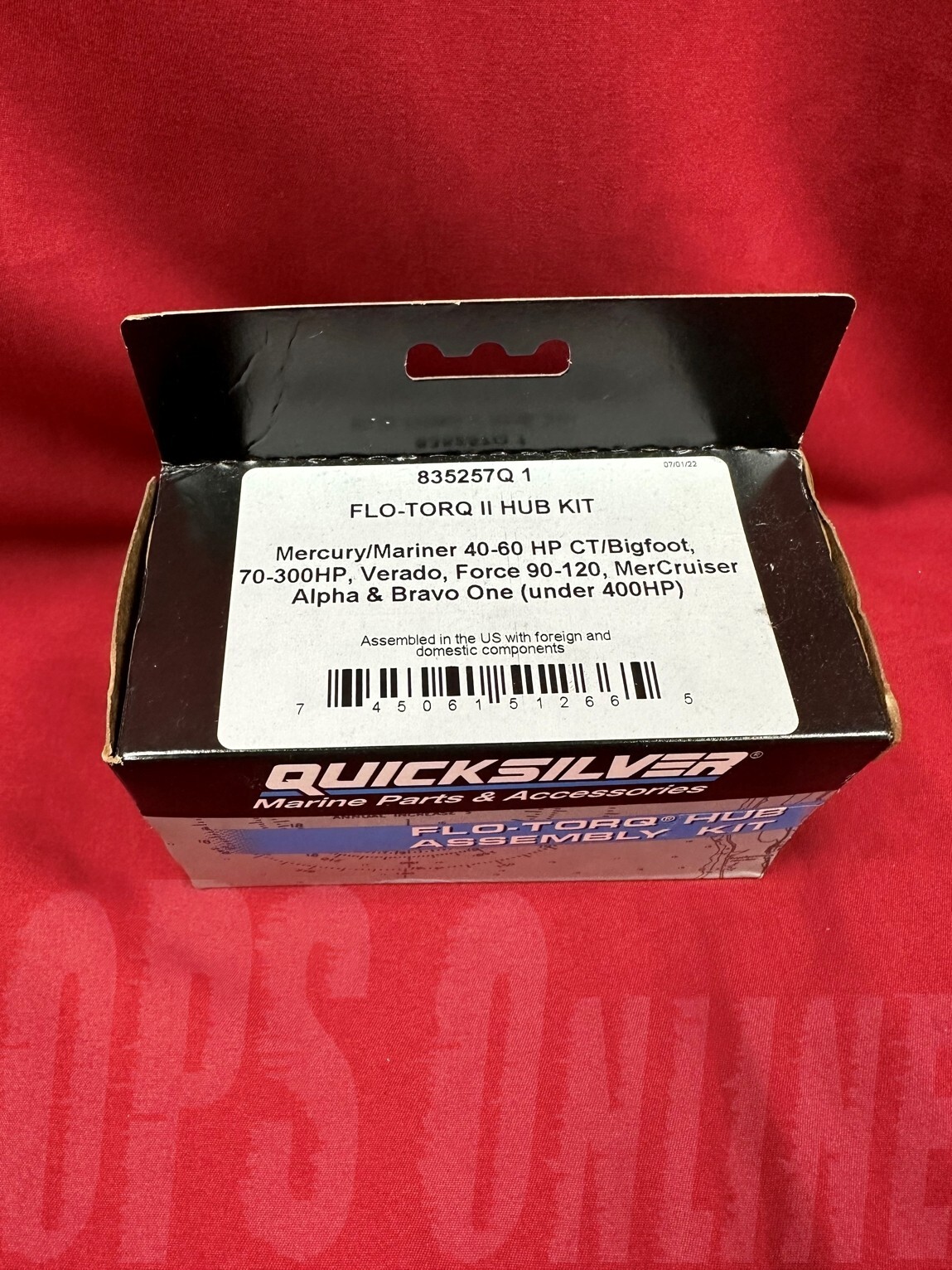 NEW Mercury Flo-Torq II Hub Kit - Part# 835257K1 | eBay