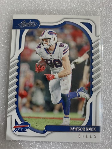 Dawson Knox 2022 Panini Absolute Football #26 Buffalo Bills NFL TRADING ...
