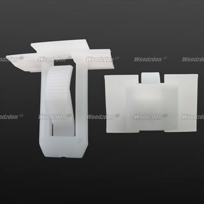 25x Garnish Moulding Clip White Retainer for Chevrolet for Buick for GM ...