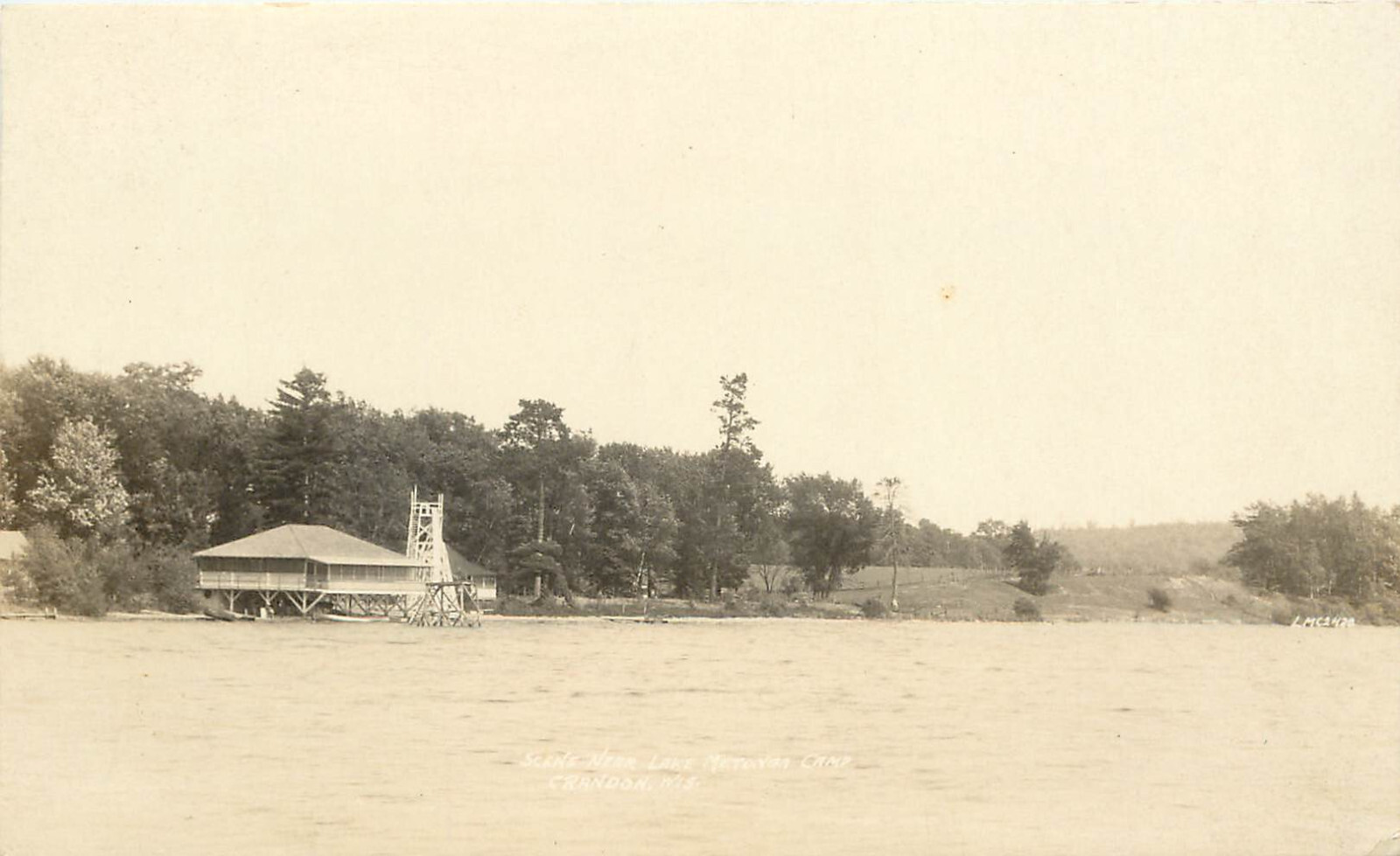 RPPC Postcard Lake Metonga Camp Crandon WI Forest County, | eBay