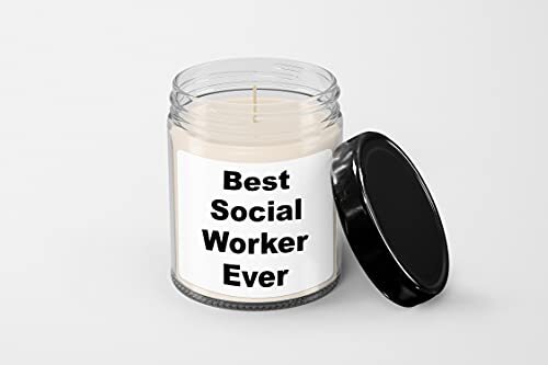 Best Social Worker Ever Candle - Soy Wax Candle - Hand Poured Candle | eBay